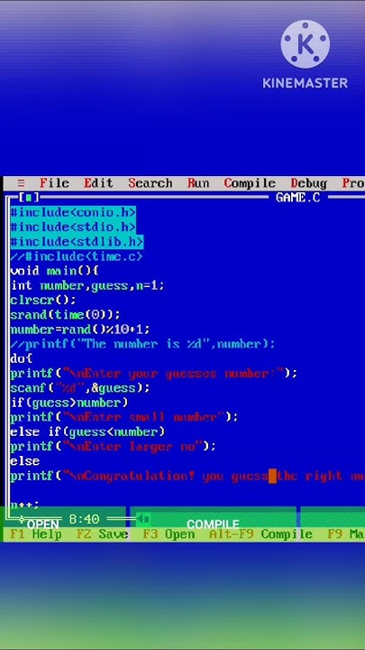 ππi Made Guessing Game Using C Programming ππ οΈcodes Coder Computer Codelover Codecoding