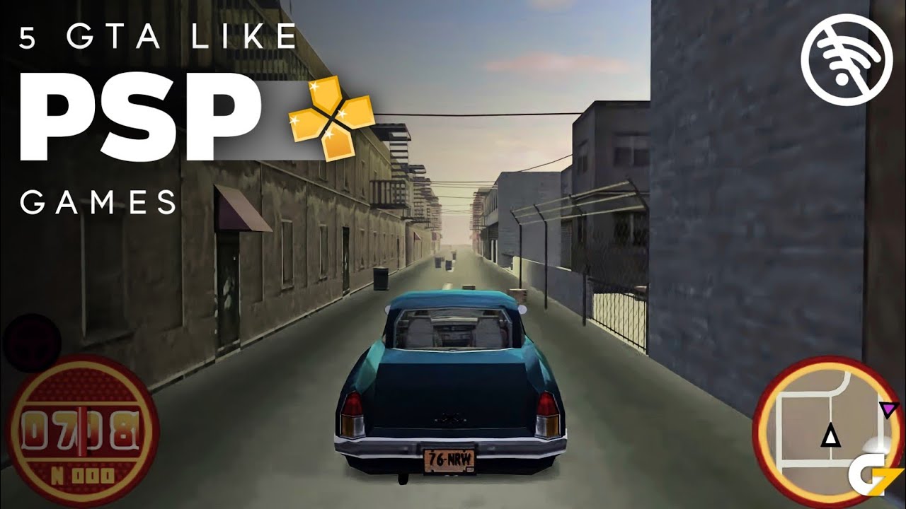 TOP 5 BEST GTA LIKE PPSSPP EMULATOR GAMES FOR ANDROID | OFFLINE - YouTube