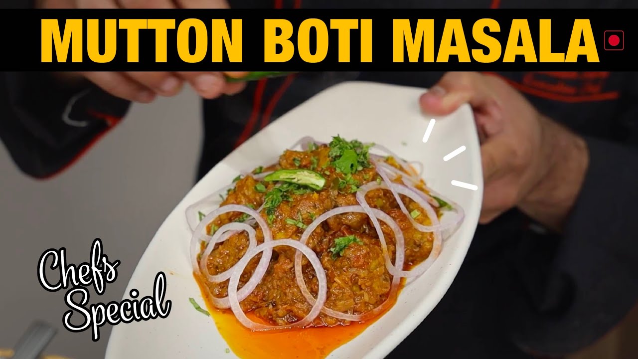 Mutton Boti Masala | Old Delhi Style - YouTube