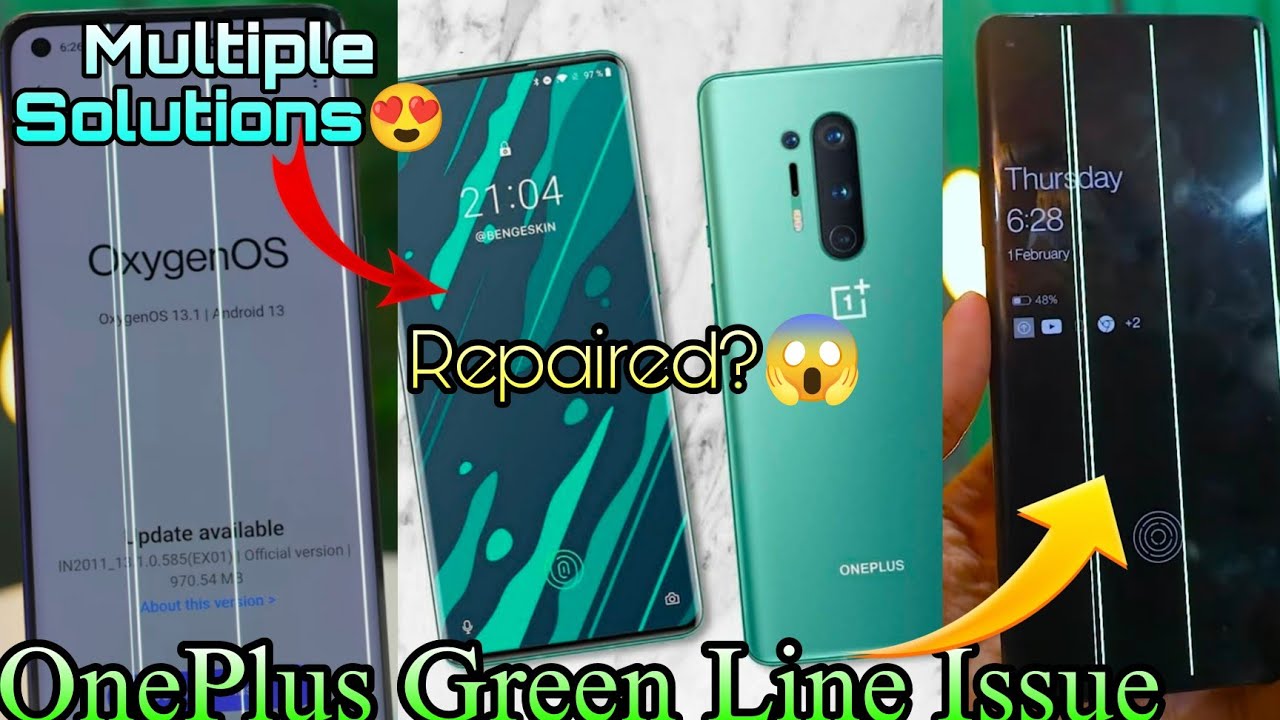 How to get rid of Green Line in OnePlus mobiles? | Oneplus Green Line Solution | OnePlus 8 , 9 ...