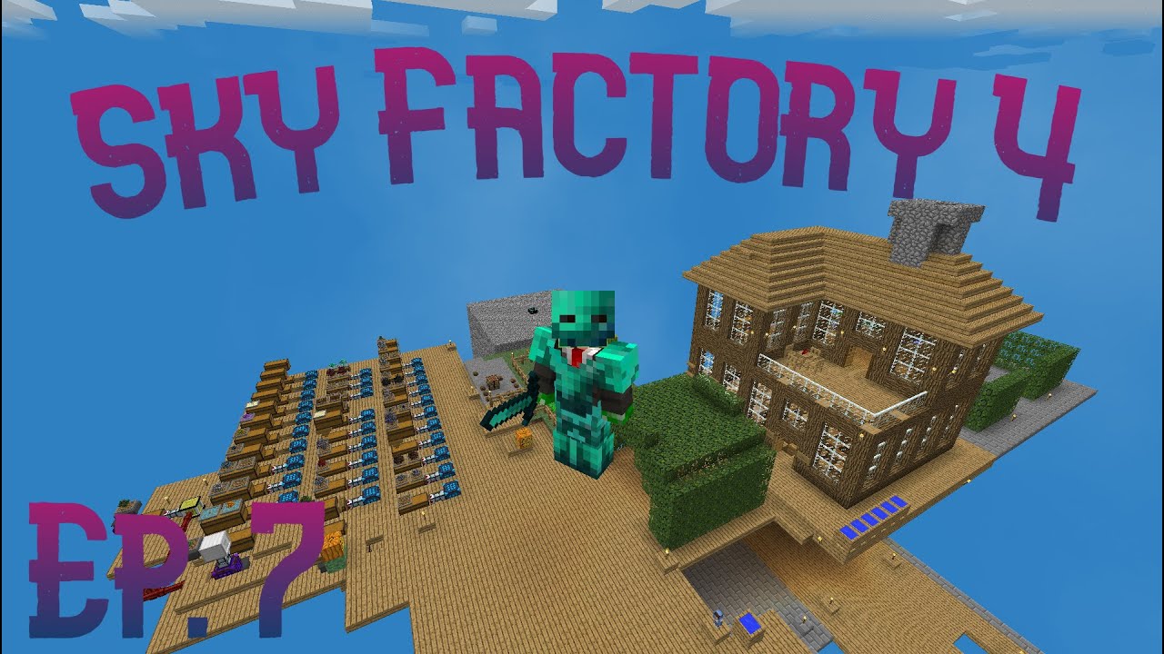 The Glitch Armor - Minecraft: Sky Factory 4 - [Ep. 7] - YouTube