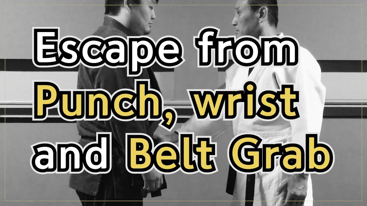 How to Escape from Punch, Wrist and Belt Grab in Hapkido | TaekwonWoo ...