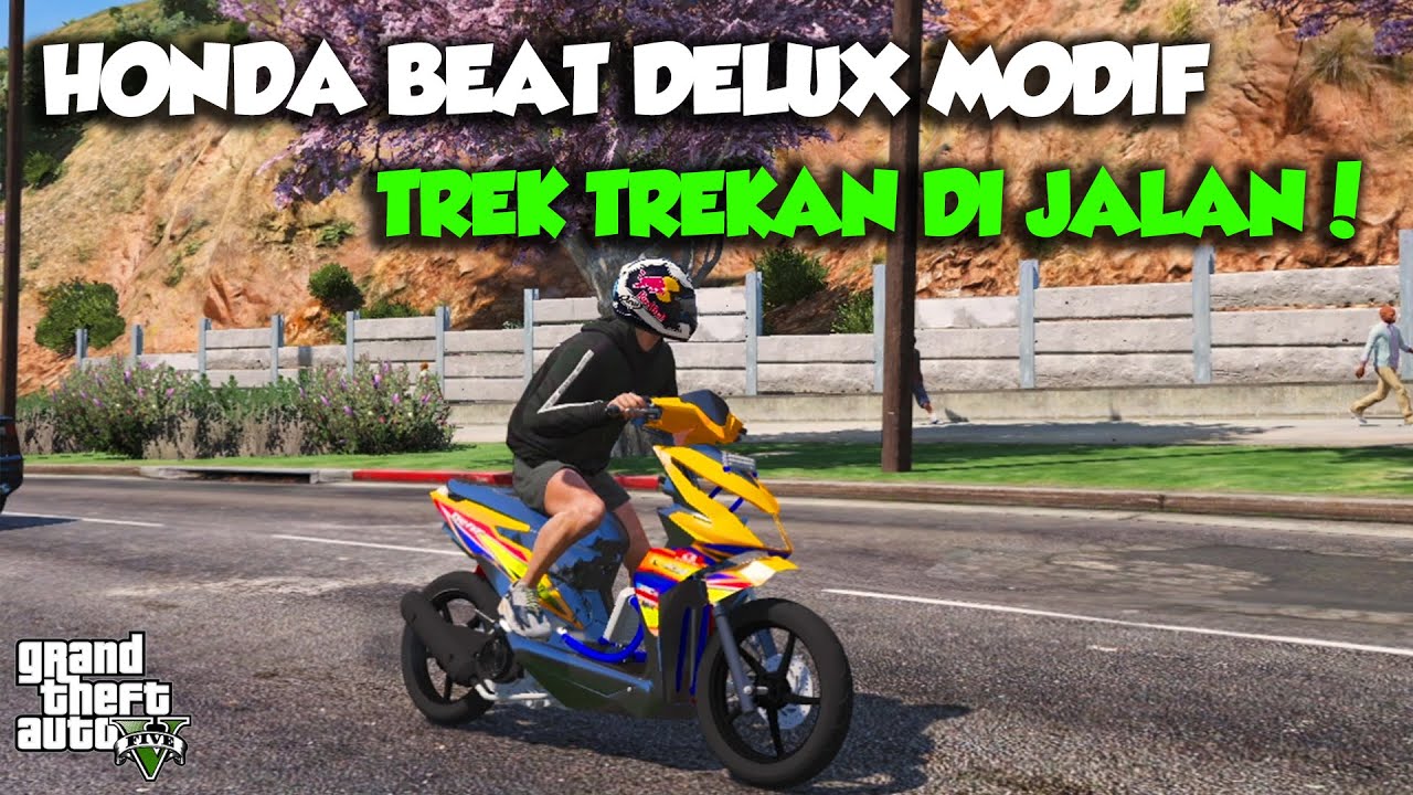 HONDA BEAT DELUX MODIF ROAD RACE - GTA 5 MOD - YouTube