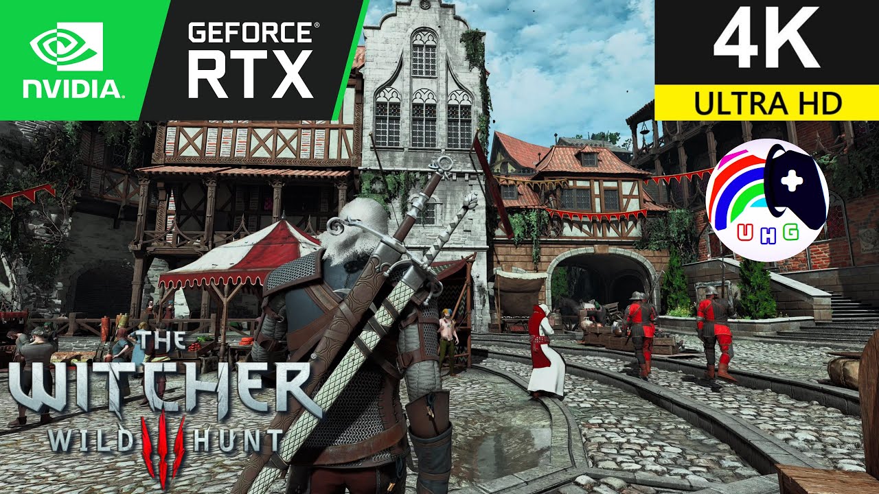4К HDR The Witcher 3 Next-Gen Ultra Realistic Ray Tracing Modded Beautiful Graphics 2024 IL ...
