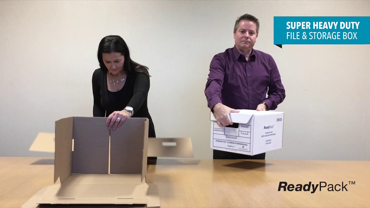 ReadyPack File/Storage Box - YouTube