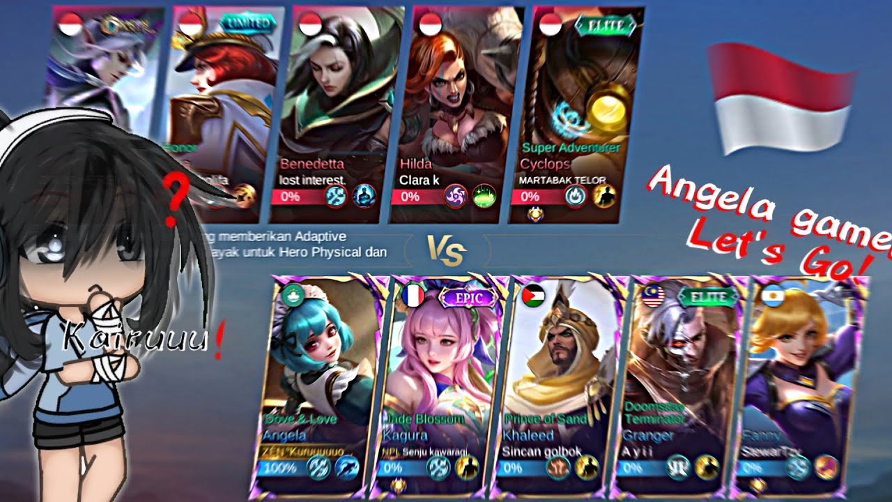 Angela rank gameplay! #fypシ゚ #Mltubers #mobilelegends #Kairuuu - YouTube