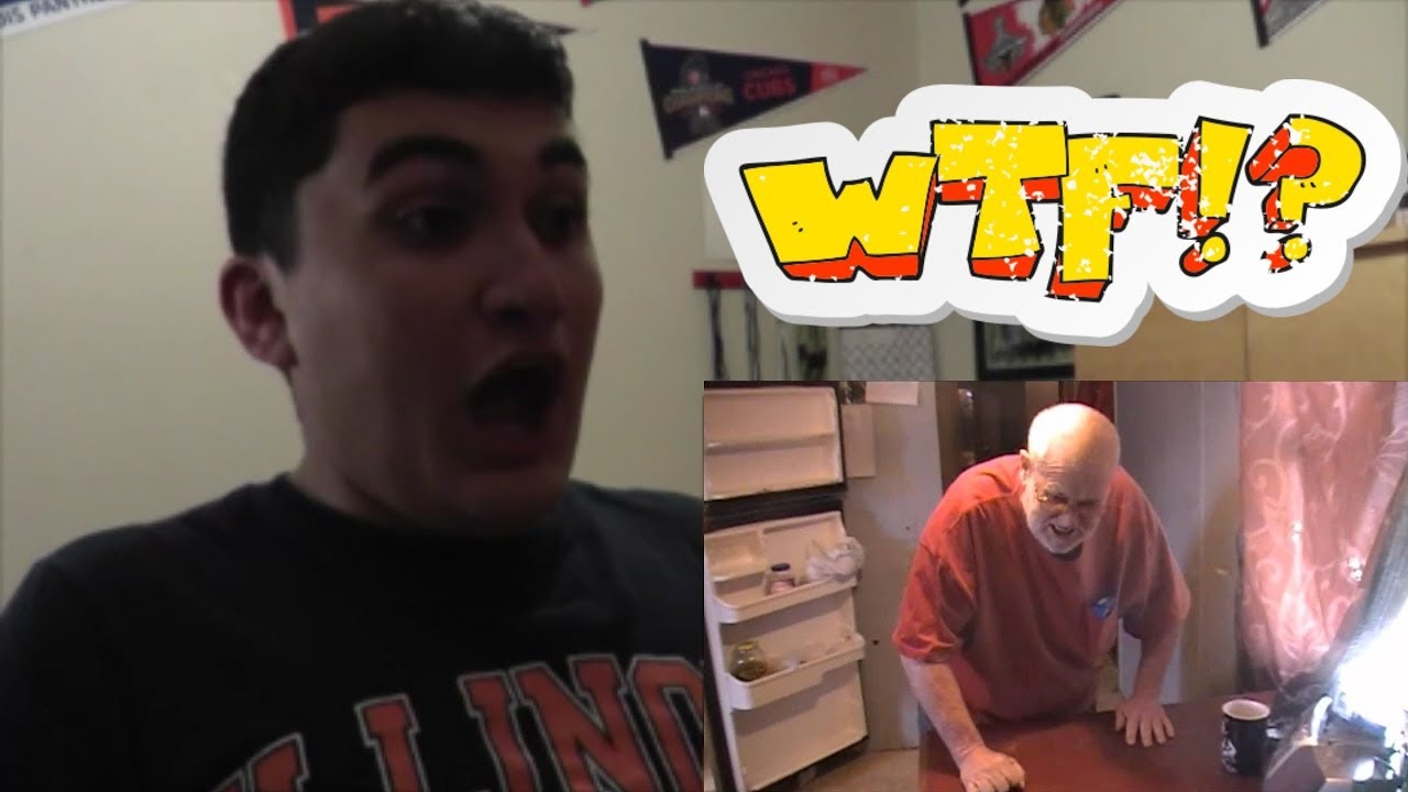 Angry Grandpa destroys kitchen! - REACTION - YouTube