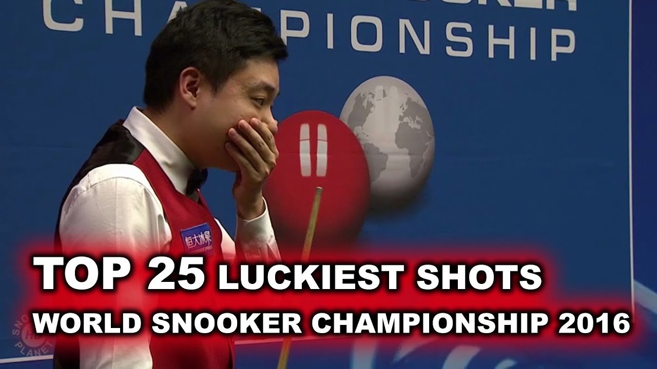 TOP 25 LUCKY SNOOKER SHOTS | World Championship 2016 - YouTube
