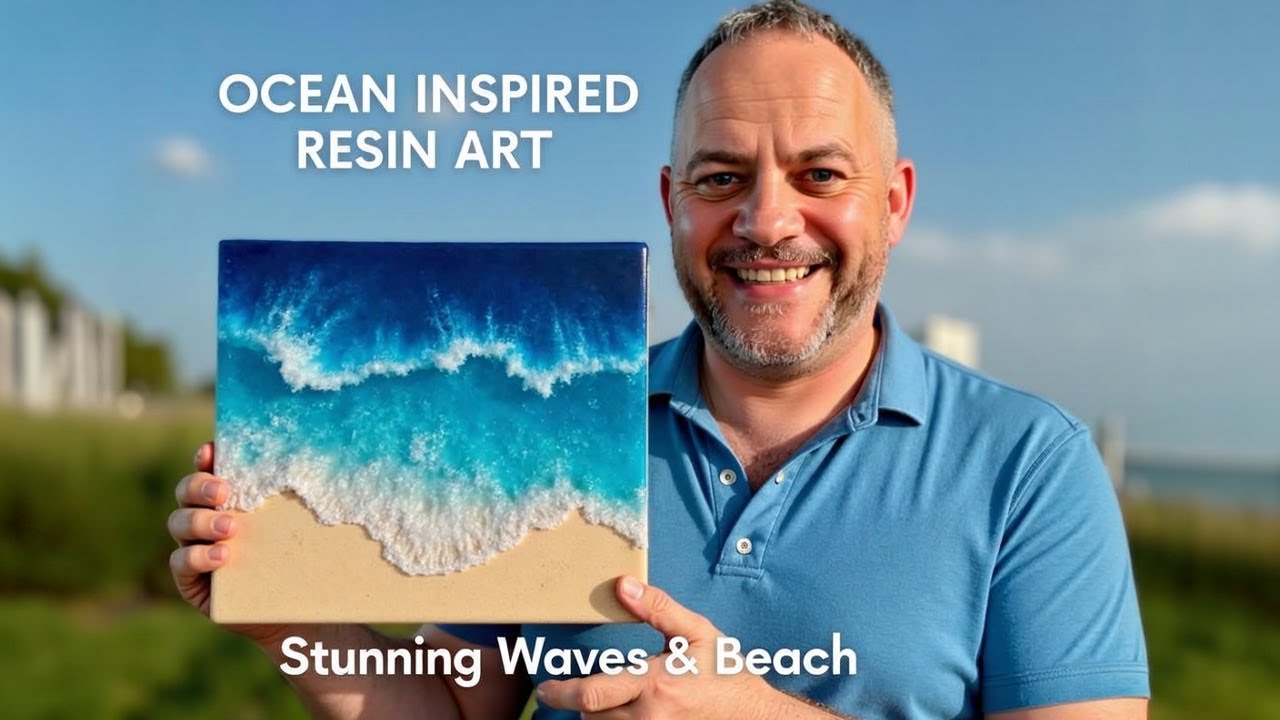 Creating Ocean-Inspired Resin Art: Stunning Waves & Beach Effects ...