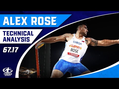 Alex Rose Samoan Olympian 67.17 | Discus Technique Analysis - YouTube