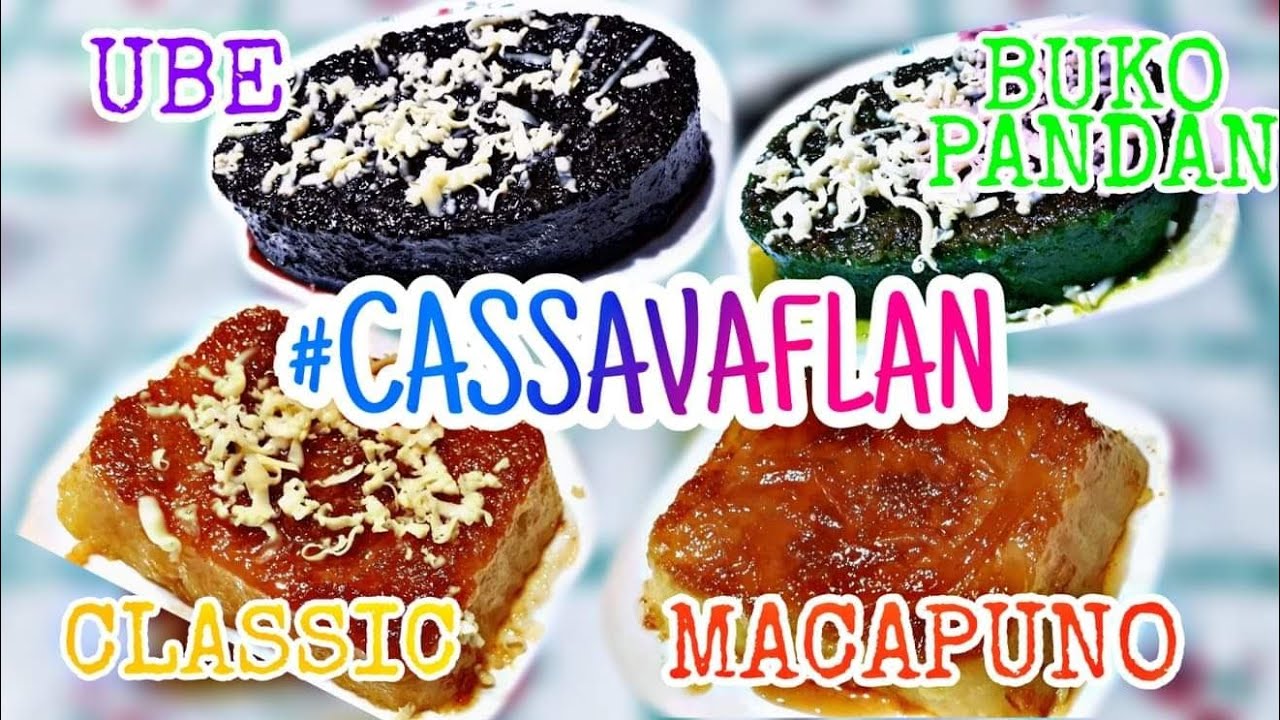 CASSAVA FLAN (Classic, Macapuno, Ube and Buko Pandan) | By Jenny 🇵🇭🇮🇹 ...