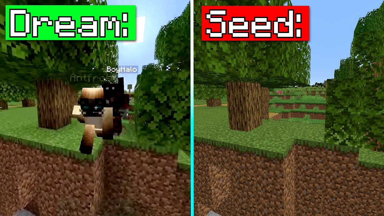 @Dream 's Minecraft Speedrunner VS 5 Hunters World Seed - YouTube