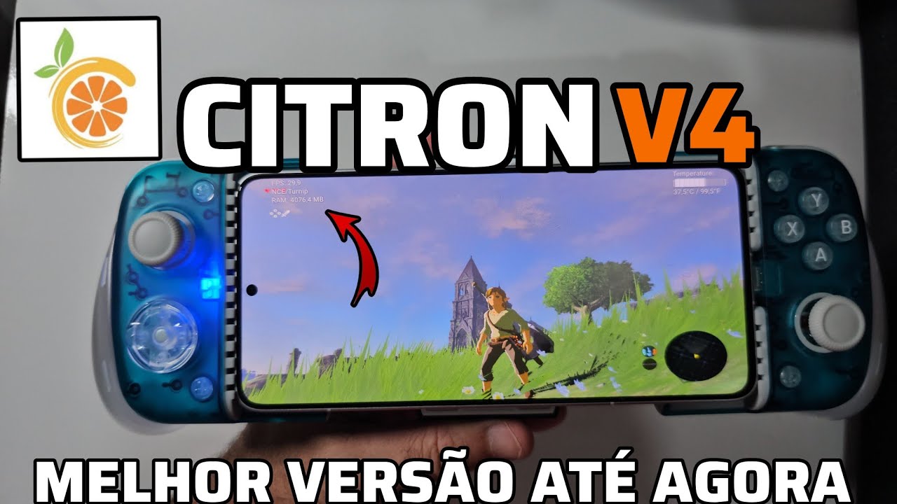 SAIU NOVA ATUALIZAÇÃO CITRON V4 EMULADOR DE SWITCH PARA ANDROID TESTES ...