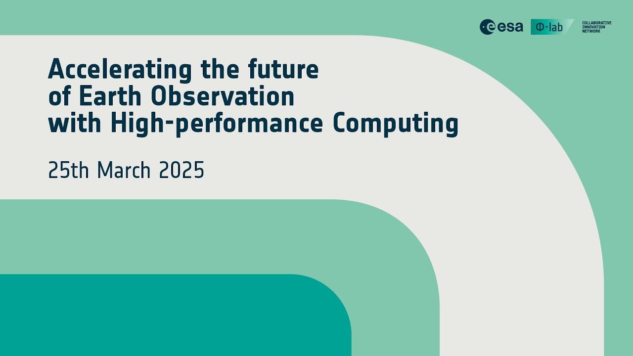 Accelerating Earth Observation with High Performance Computing - YouTube