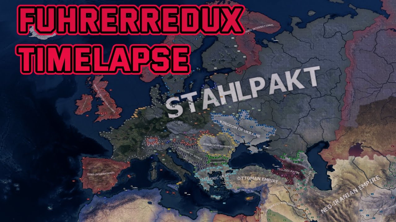 Stahlpakt crashes the party! - a Fuhrerredux Timelapse - YouTube
