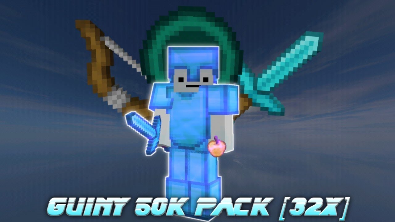 Guiny 50k Pack [32x] by keno PvP Minecraft PE 1.16 Texture Pack [FPS ...