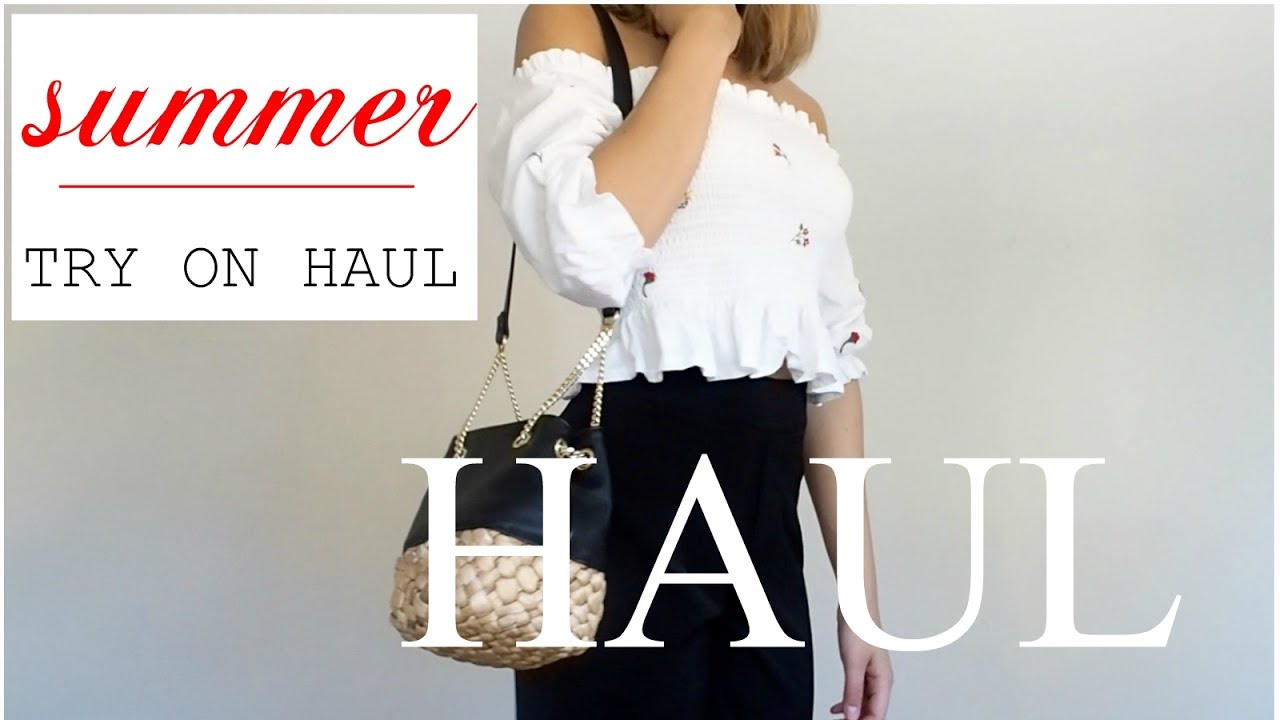 SUMMER TRY ON HAUL: tops, strawbag, kimonodress etc. // @hillasesilia ...