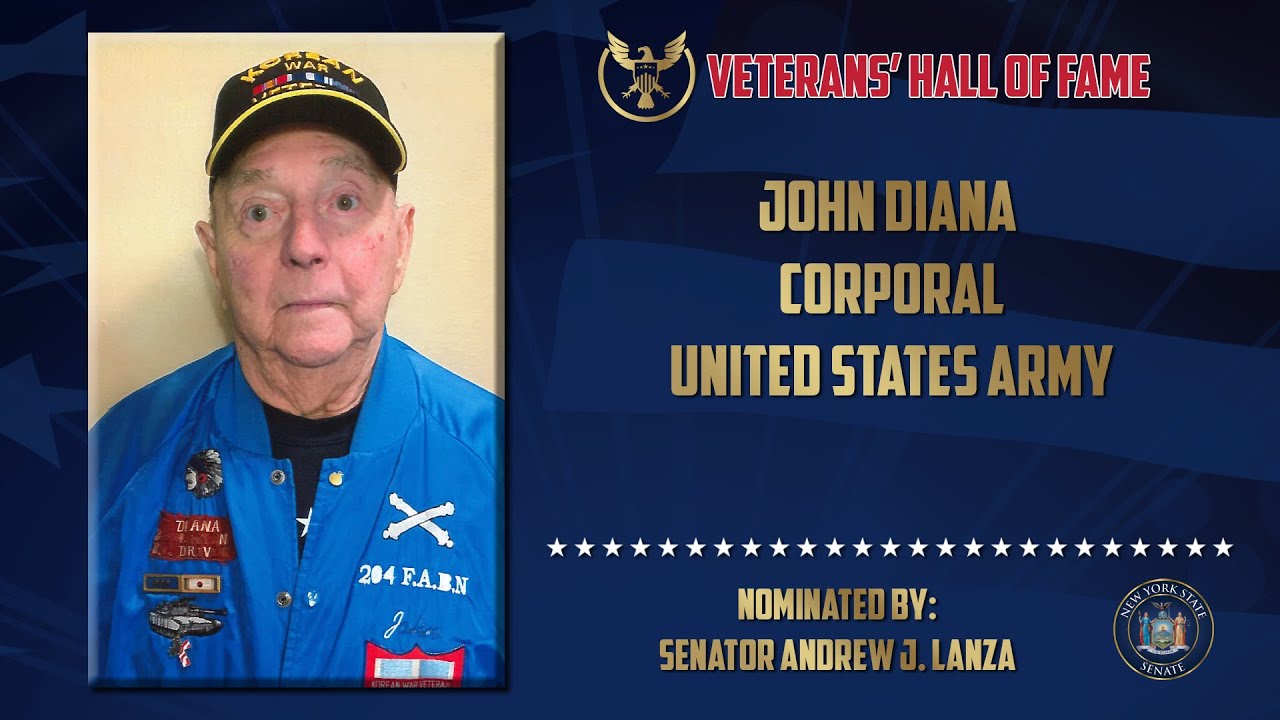Senator Lanza 2019 Veteran Hall of Fame Nominee - YouTube
