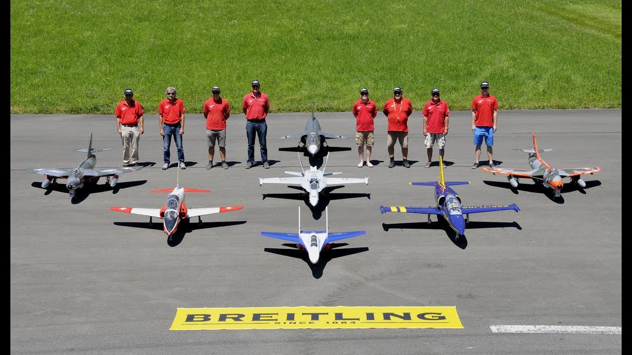 Swiss Jet Scale Team Training Interlaken - YouTube