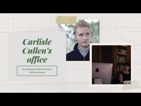 Carlisle Cullen's Office ✨| Twilight inspired ambience ASMR