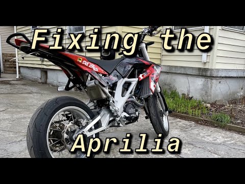 fixing the aprilia - YouTube