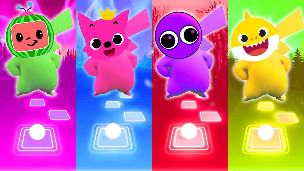 Pika Cocomelon - Pika Pinkfong - Pika Rainbow Friends - Pika Baby Shark ...