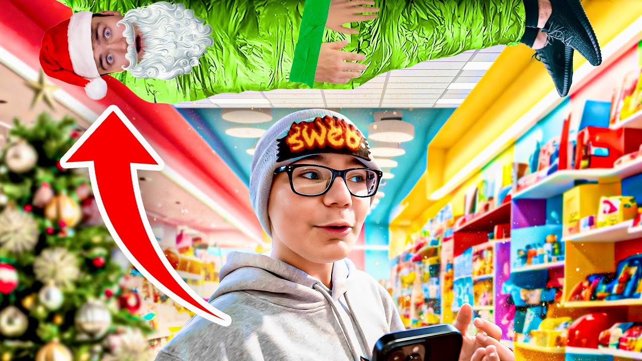 Cache-cache Extrême dans le Plus Grand Magasin de Noël ! - YouTube