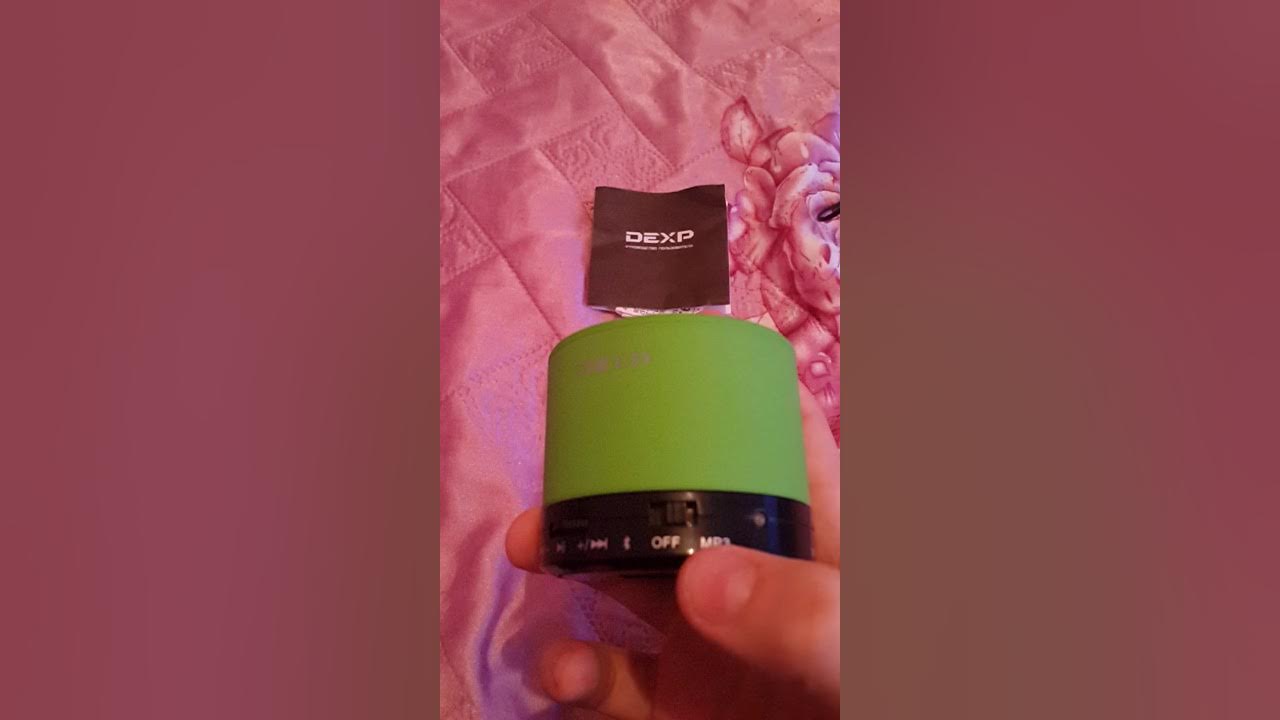 ОБЗОР: Музыкальной колонки DEXP P150 - YouTube