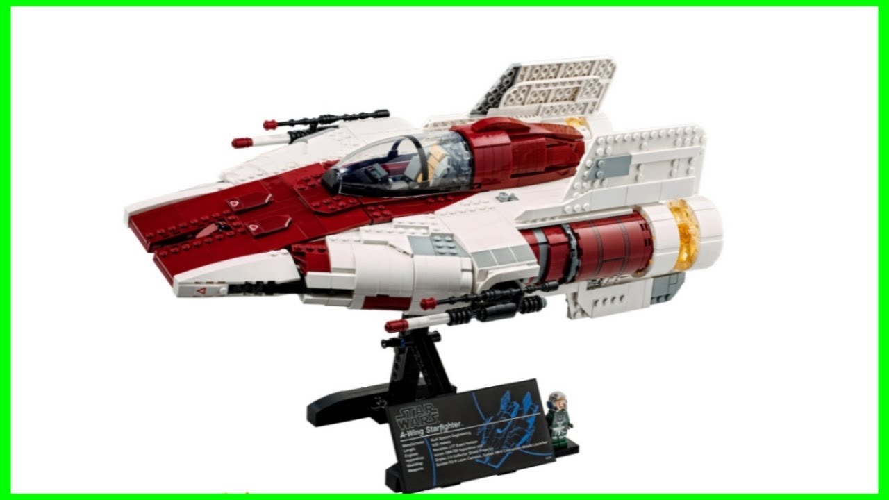 A-WING STARFIGHTER LEGO STAR WARS SET !! - YouTube