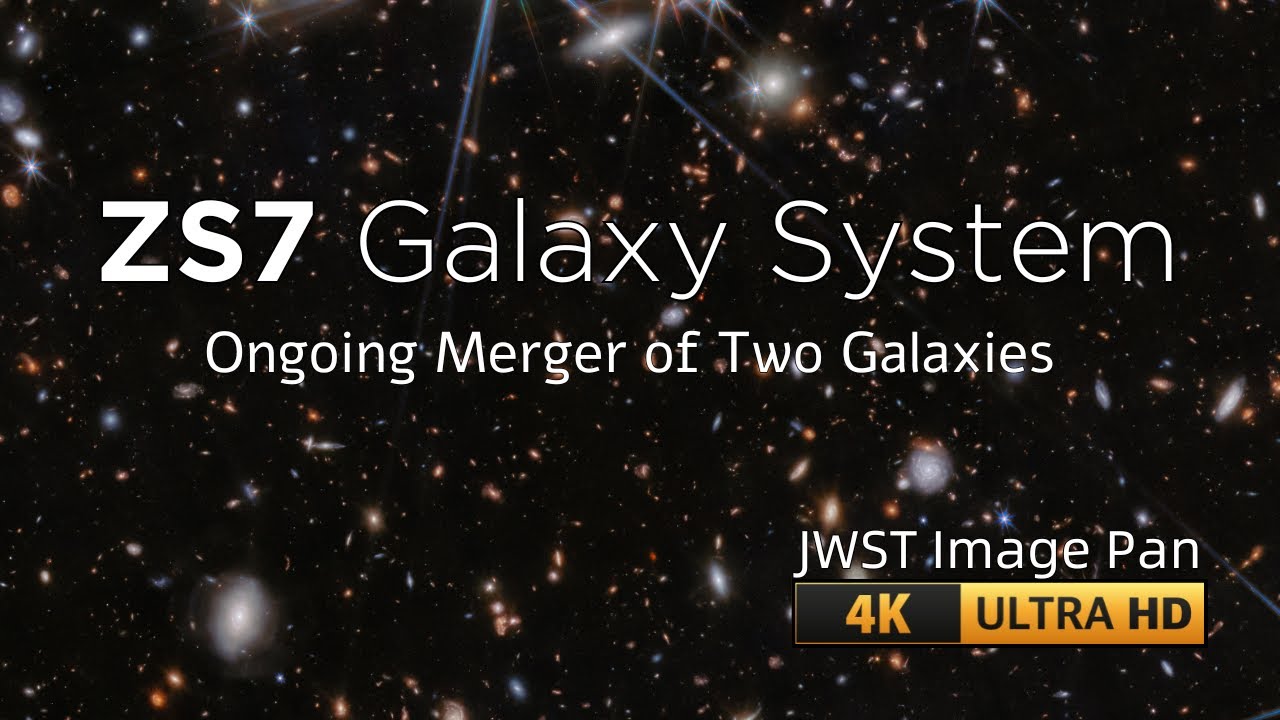 Image Pan of ZS7 Galaxy System | Most Distant Detection of a Black Hole ...