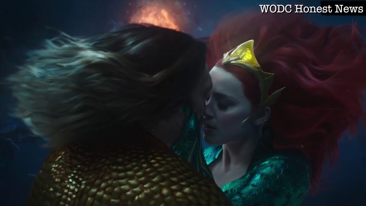 Aquaman And Mera Kissing Scene Aquaman 2018 Youtube
