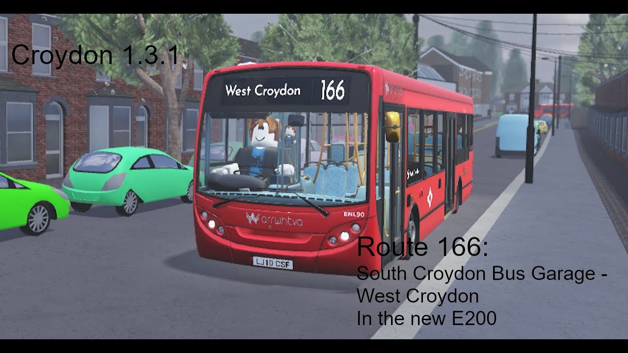 Croydon V1.3.1: Route 166 in the new Enviro 200 - YouTube