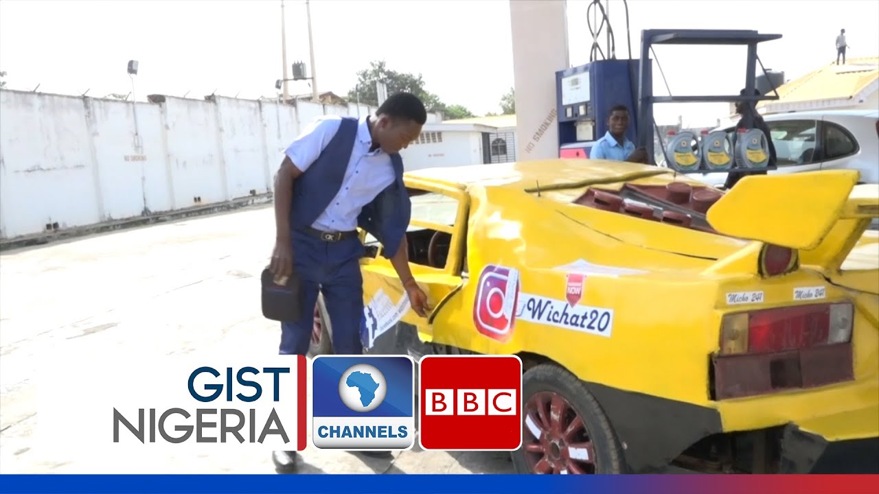 Young Nigerian Fulfils Dream Of Making His First Car - YouTube