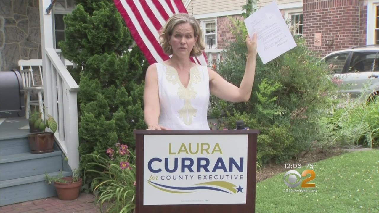 Laura Curran Wins Democratic Primary For Nassau County Executive - YouTube