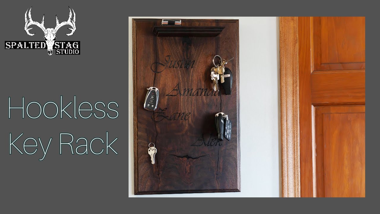Building A Custom Key Rack! - YouTube