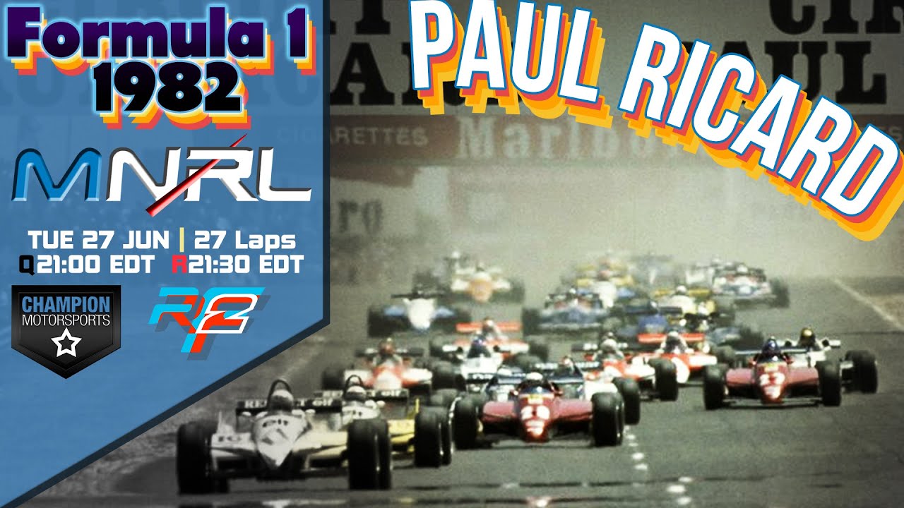 MNRL Formula 1 1982 Championship - Paul Ricard - YouTube