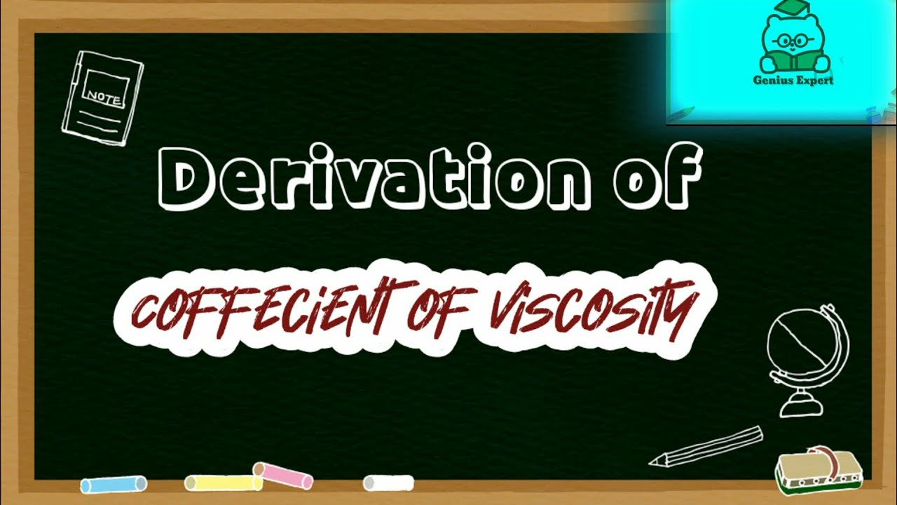 Derivation of Coefficient of Viscosity||Physics Class 11 - YouTube