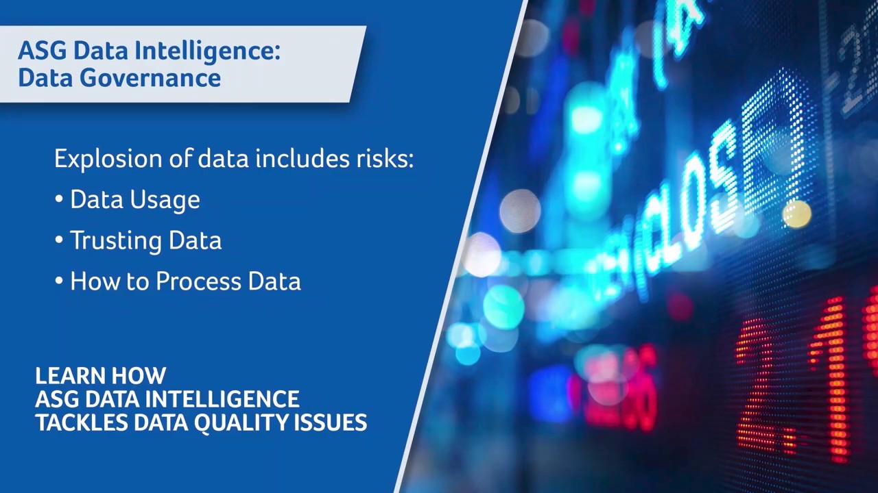 ASG Data Intelligence: Data Governance - YouTube