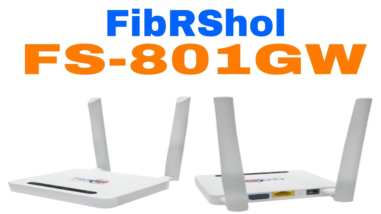 !!Fibr Sol FS-801GW Xpon Ont Router Unboxing!! National Saurabh.. - YouTube