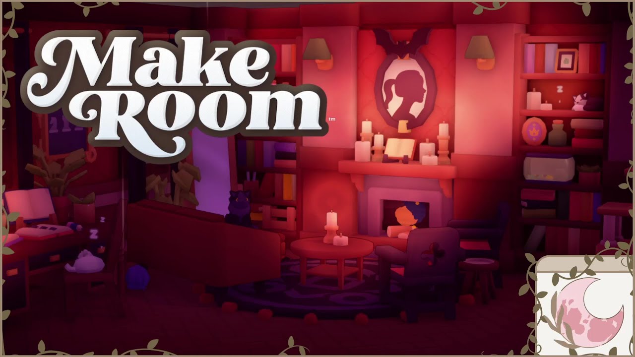 A Cozy Vampire Den 📚🌿 | MakeRoom 🏡🌷 | No commentary ☕🌙 - YouTube