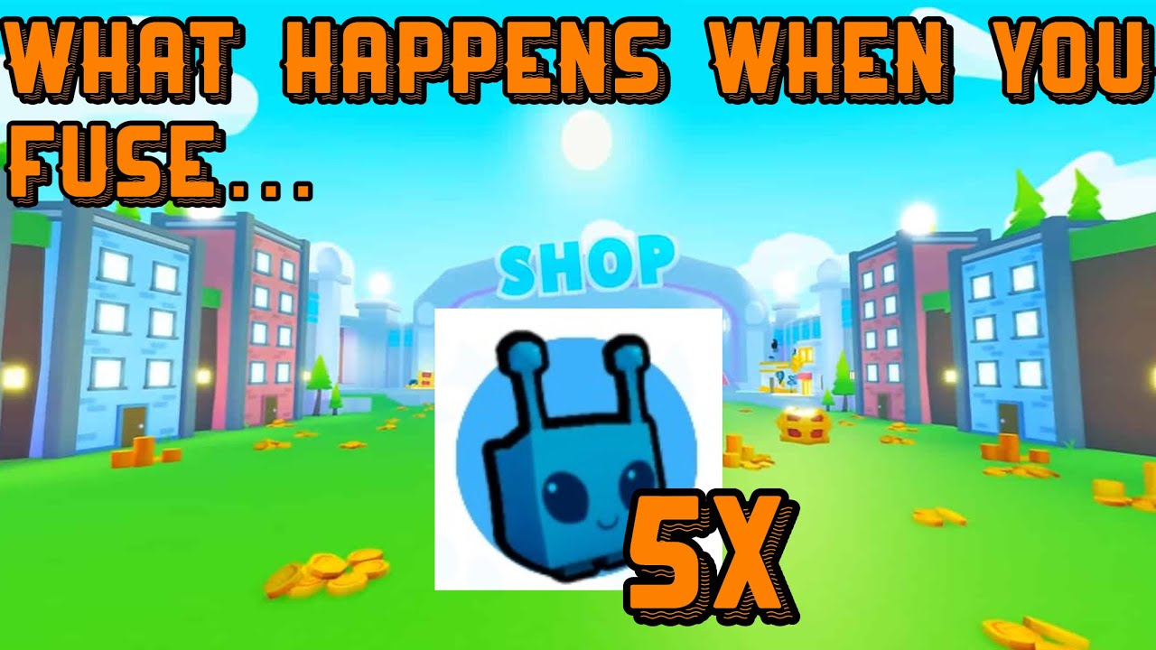 WHAT HAPPENS WHEN YOU FUSE 5 RAINBOW GLEEBO THE ALIEN? -Pet Simulator X ...