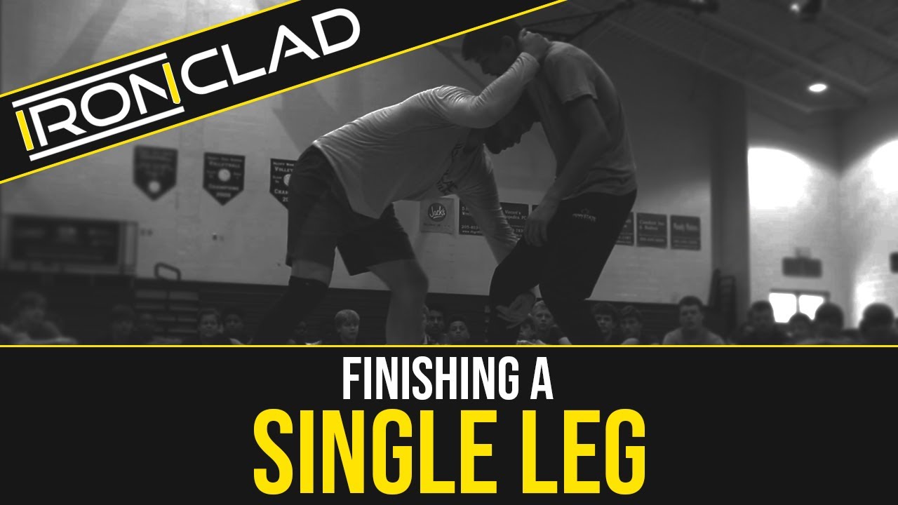 FINISHING a HIGH SINGLE LEG in WRESTLING - YouTube