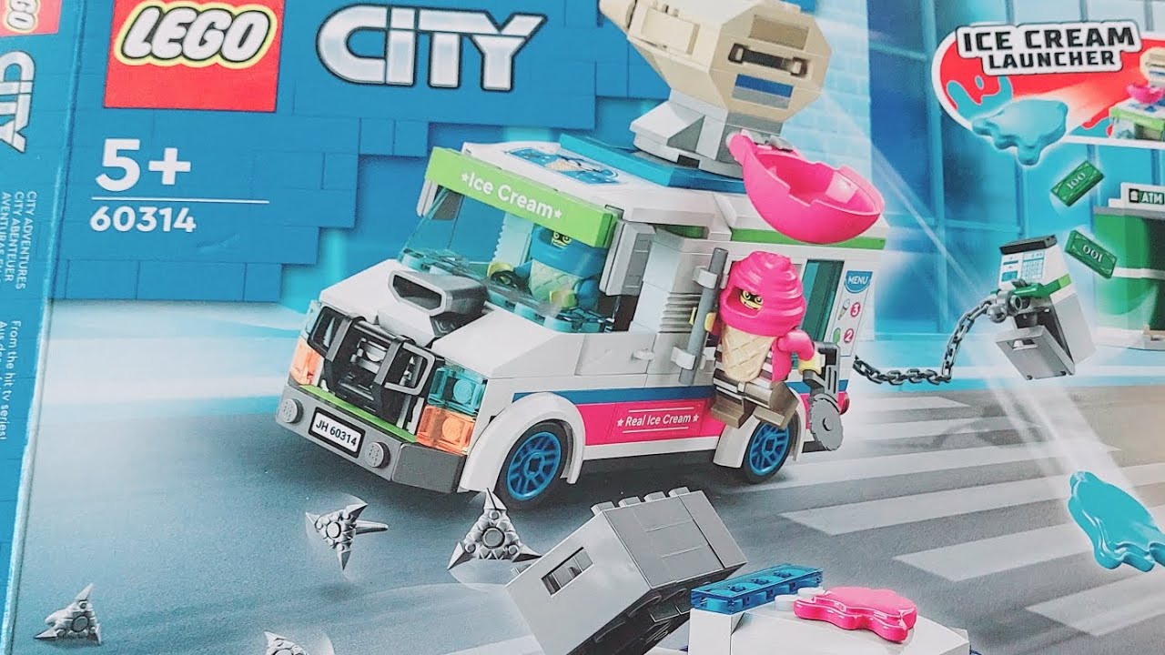 60314 Lego City Ice Cream Launcher - YouTube