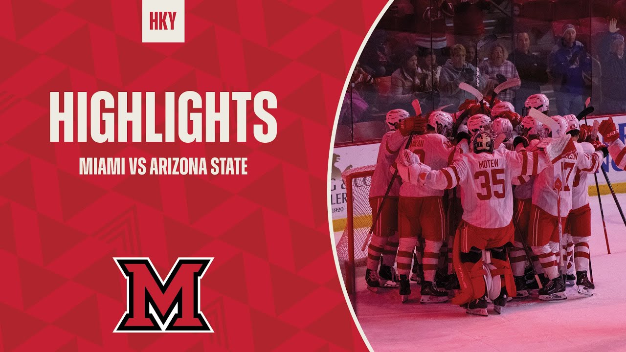 Highlights: Miami Hockey vs Arizona State 11-1 - YouTube