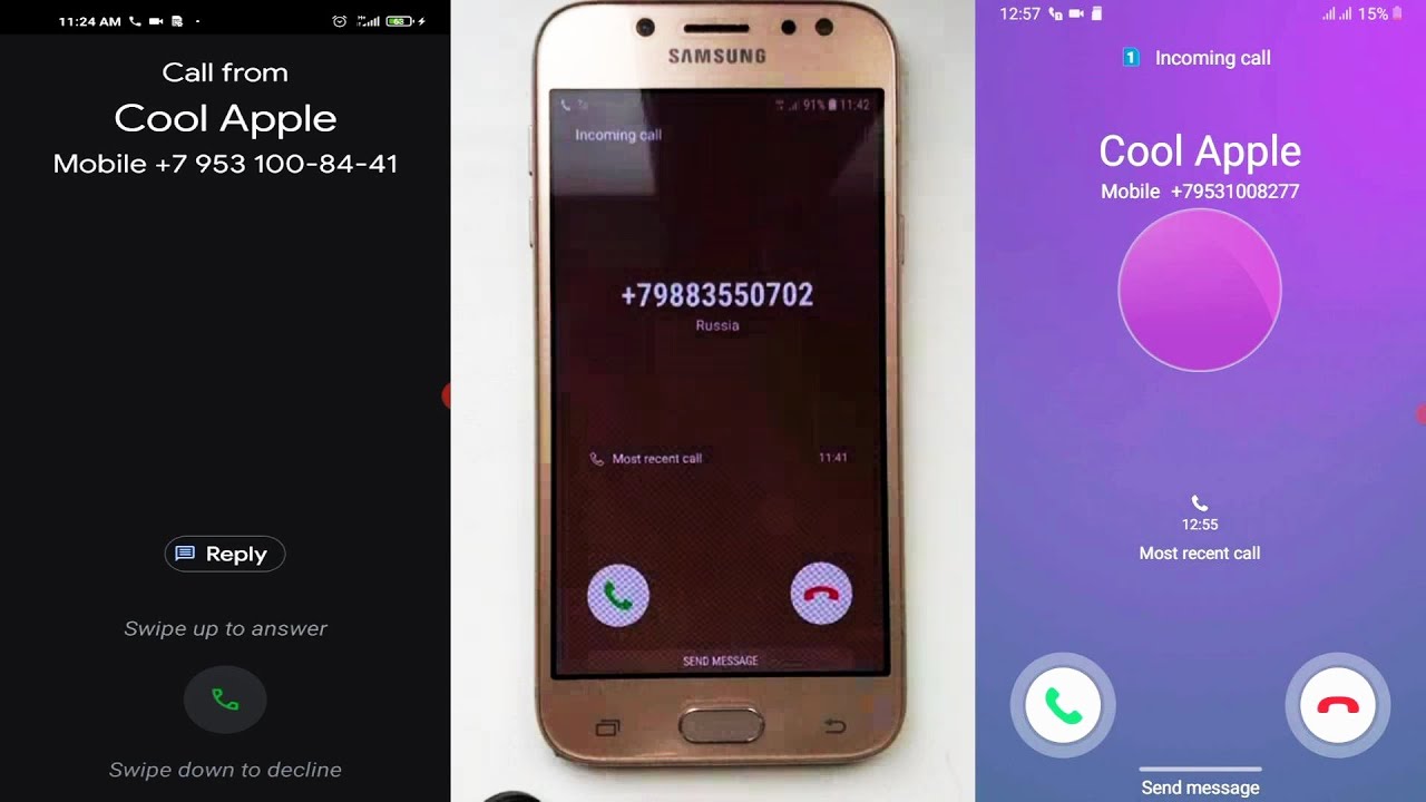 Samsung Galaxy J4 & J5 & Redmi Note 9 screen recorder/ Incoming call ...