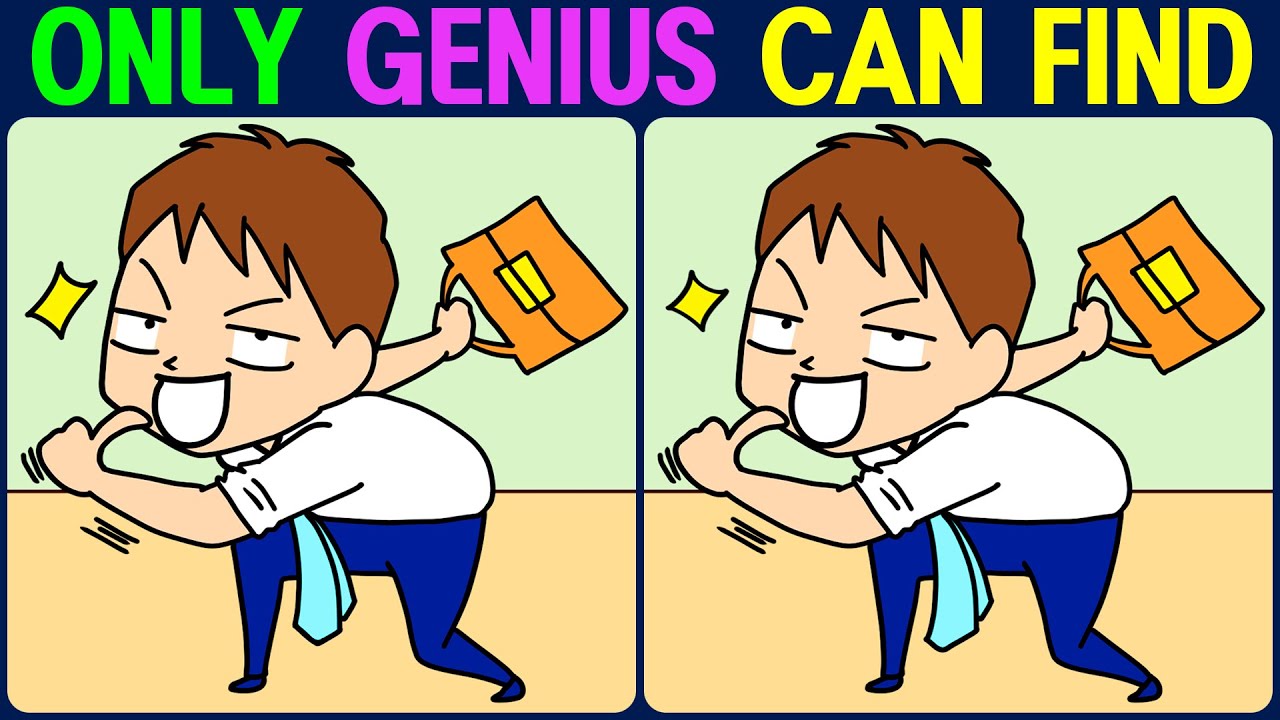 【Find the Difference】 ONLY GENIUS CAN FIND - YouTube