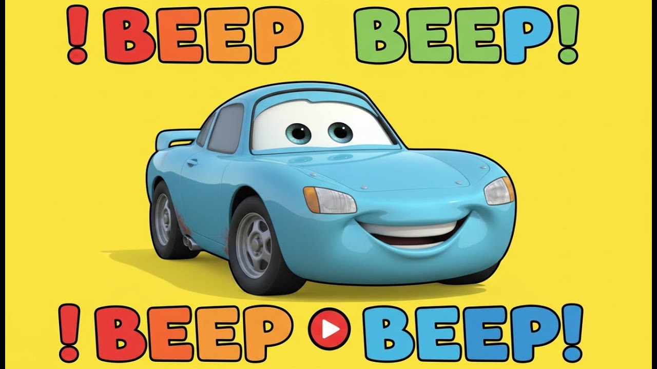 Beep Beep! The Blue Car Adventure Song | Nursery Rhymes for Kids to ...