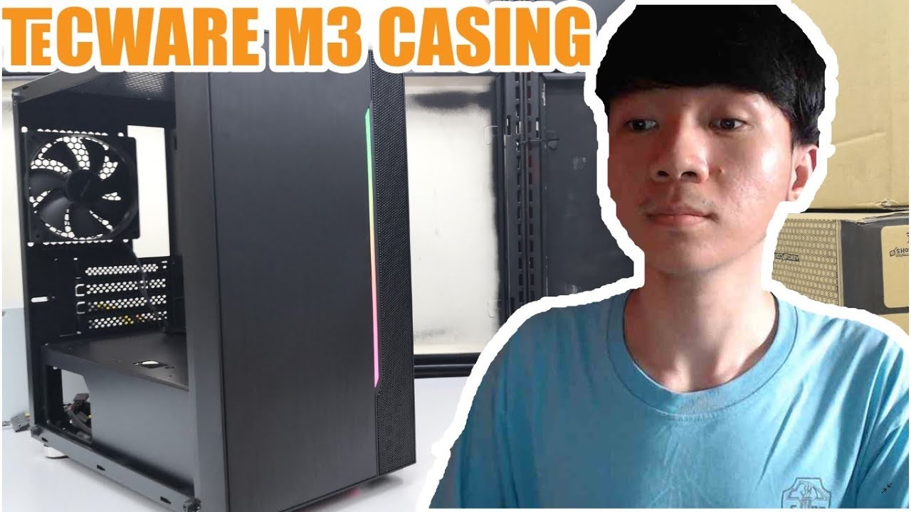 老吉 KTECH TECWARE M3 MATX GAMING CASING ( FIRST LOOK , QUICK REVIEW ...