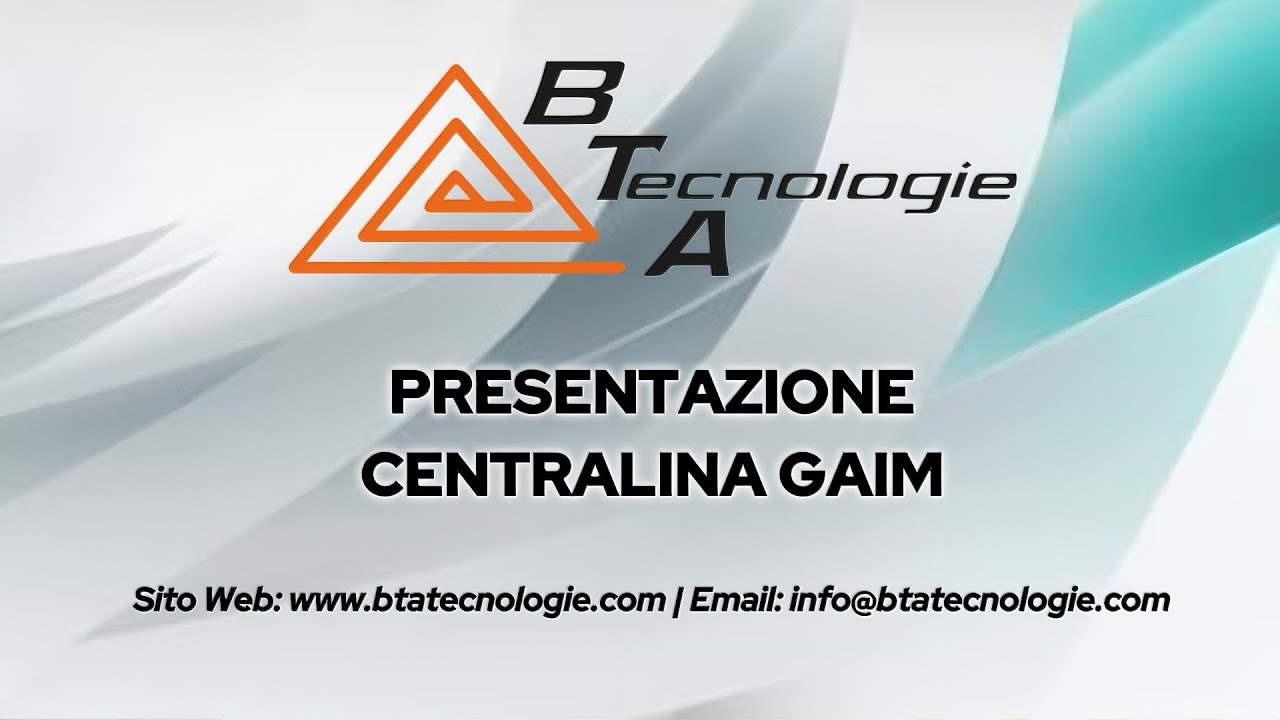 Centralina GAIM Gas Assisted Injection Molding di BTA Tecnologie - YouTube