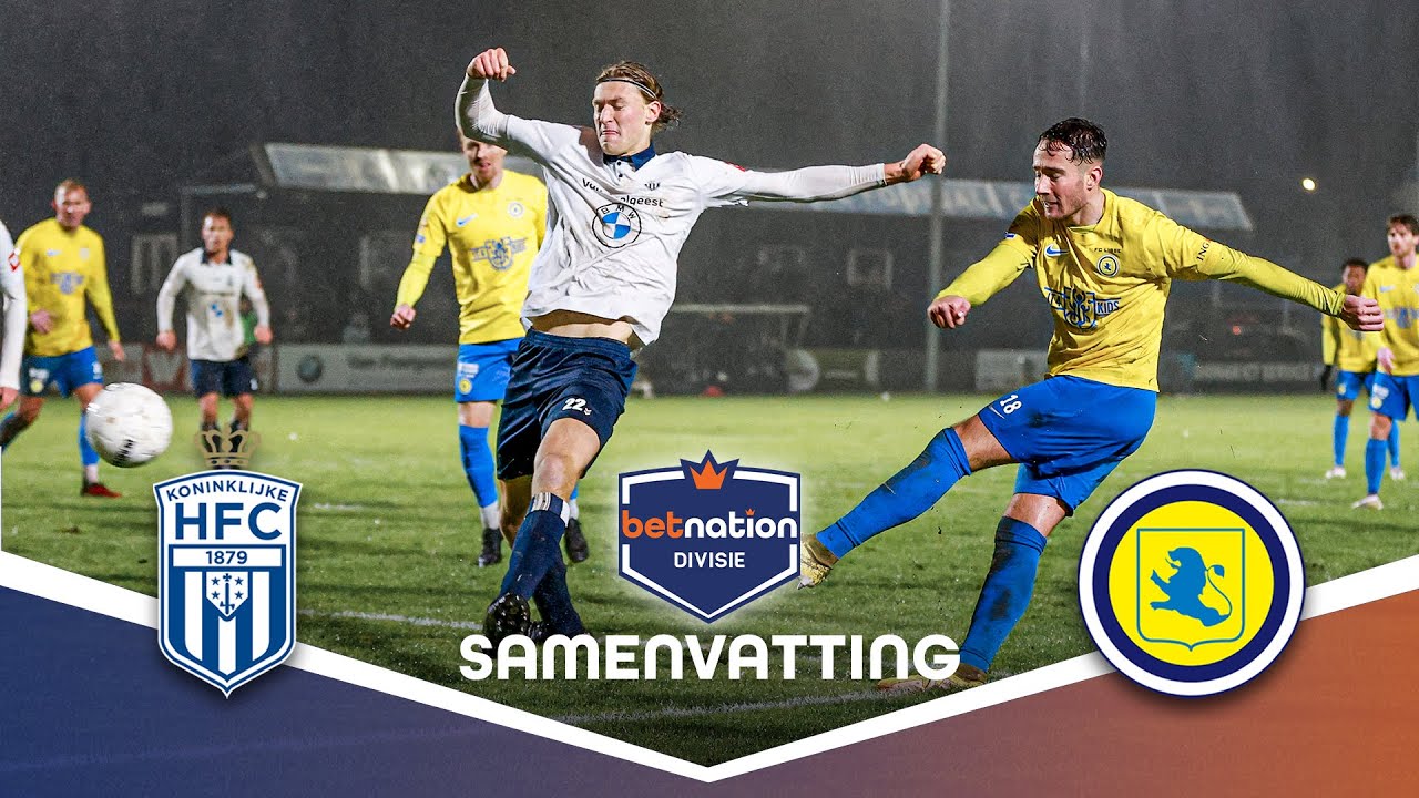 ENORME VERRASSING in Haarlem 🤯 | Koninklijke HFC vs. FC Lisse ...
